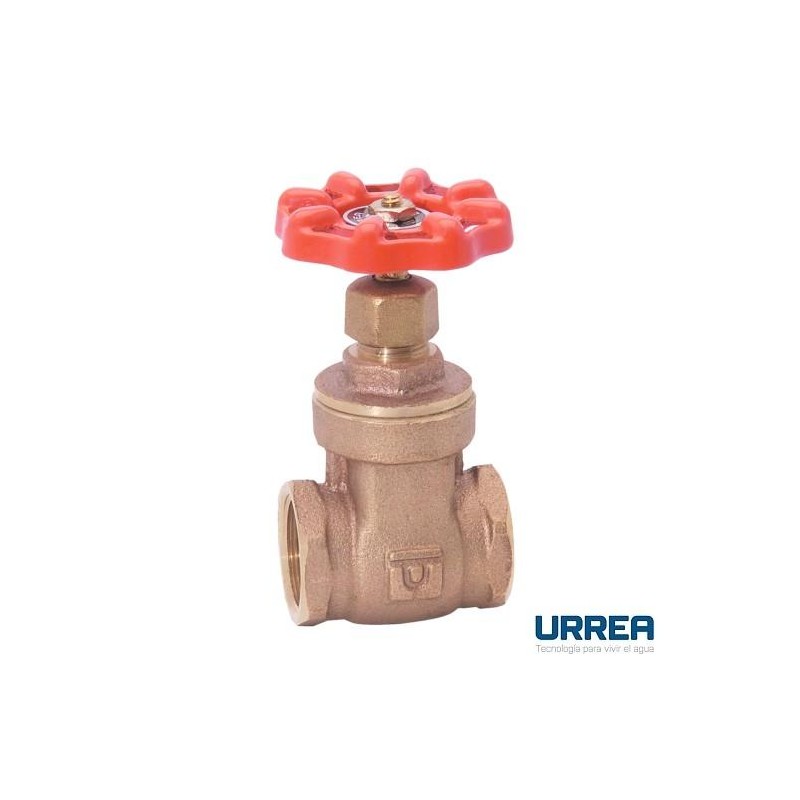VALVULA DE COMPUERTA ROSCABLE 38MM 200PSI URREA 901C-8338